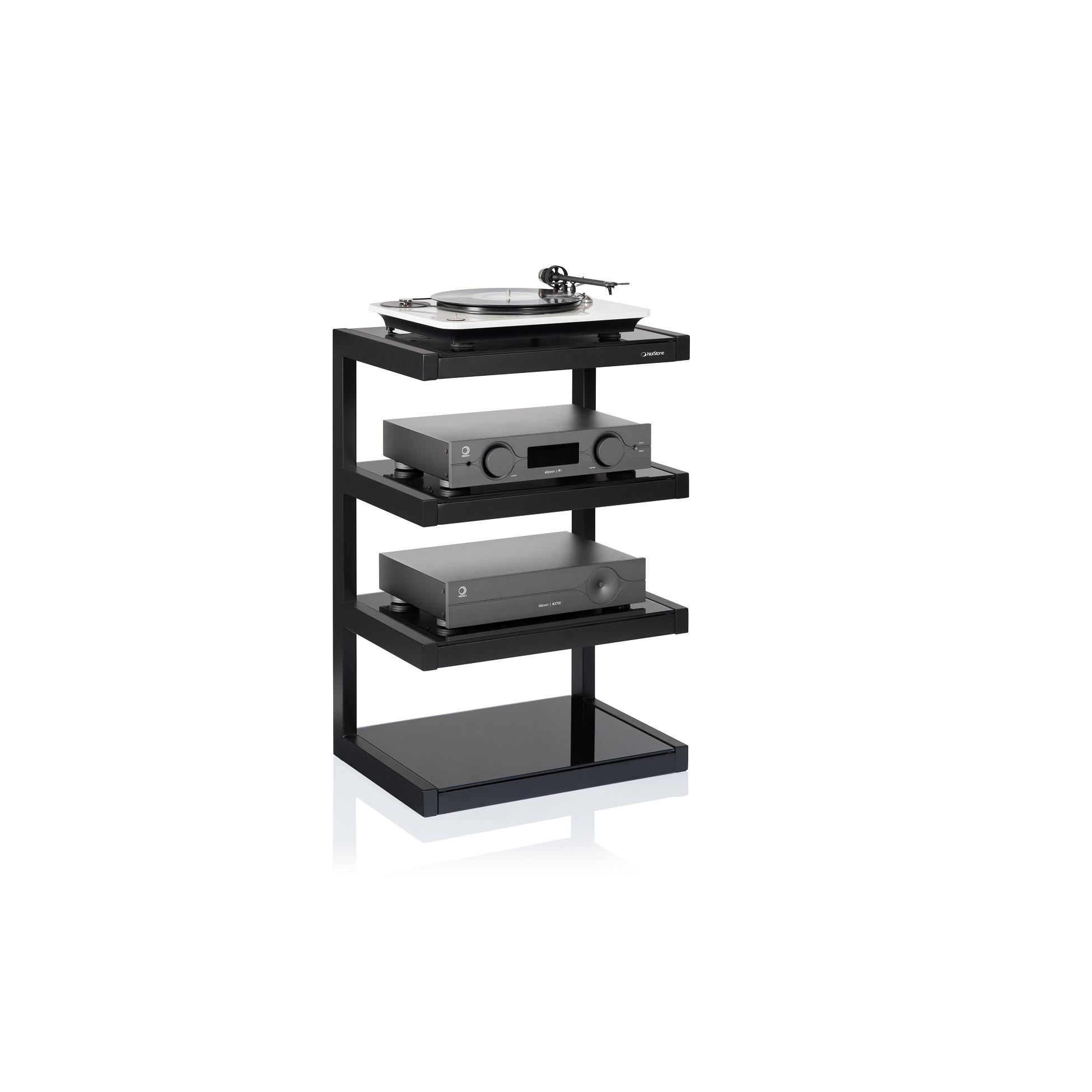 Richer Sounds Ireland - Norstone ESSE 4 Shelf HiFi Rack Satin Black