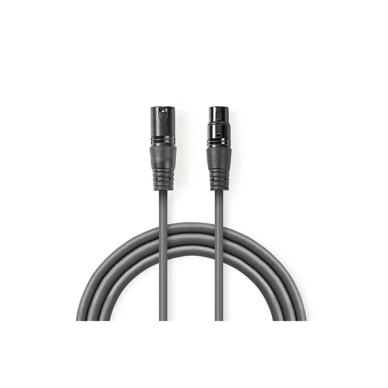 Richer Sounds Ireland - Nedis Pro Audio Male to Female XLR Lead 5m ...