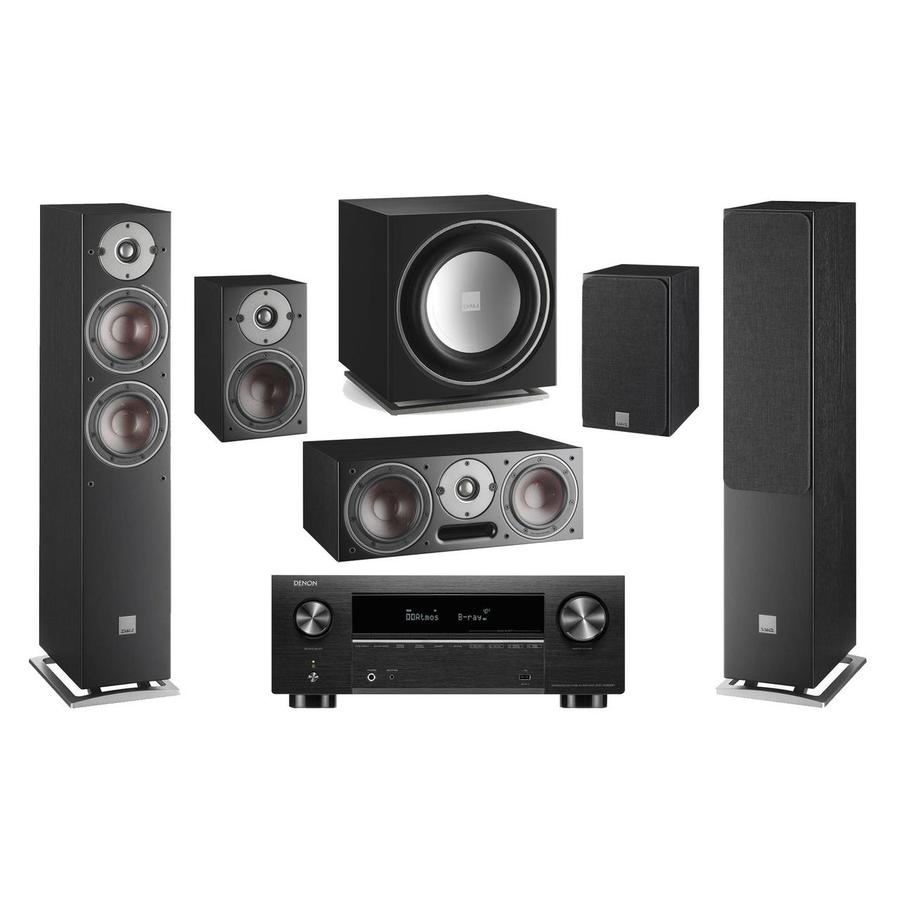 Richer Sounds Ireland - Denon AVCX3800 & Dali Oberon 5 1 Speaker Package